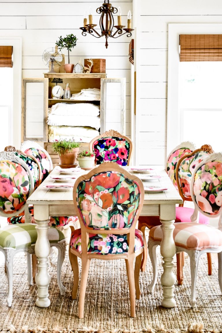 The Eclectic Farmhouse Look - Chair Whimsy