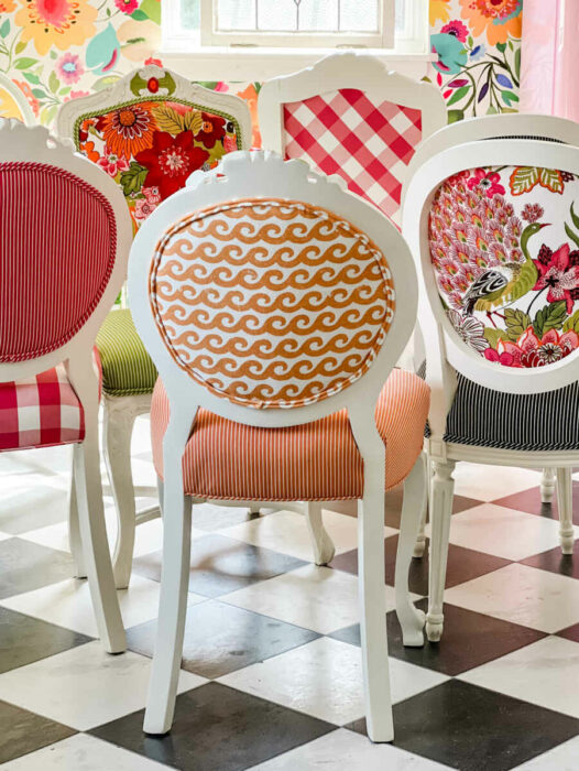 A Lesson in Pattern Play - Chair Whimsy