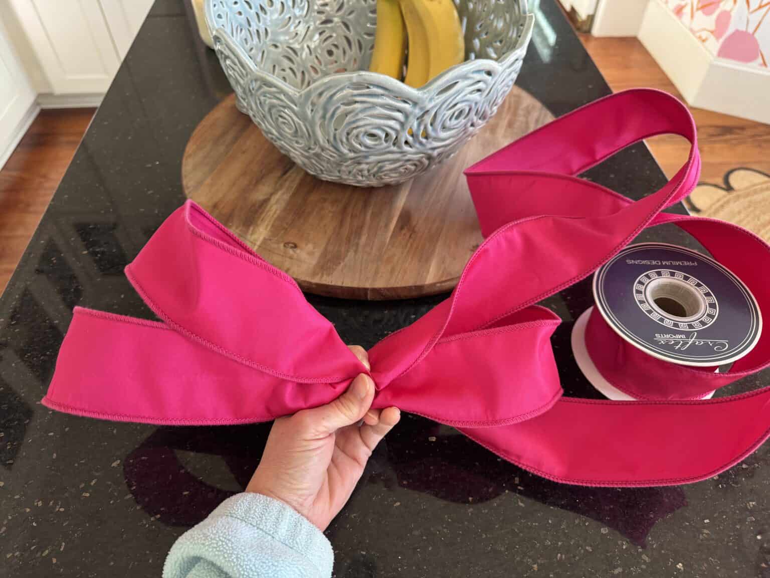 How to Make a Whimsical Holiday Bow Using Just 3 Loops - Chair Whimsy