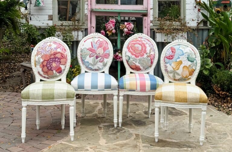 Pattern Mixing Dining Chairs: A Designer Formula for Mixing Fabrics ...