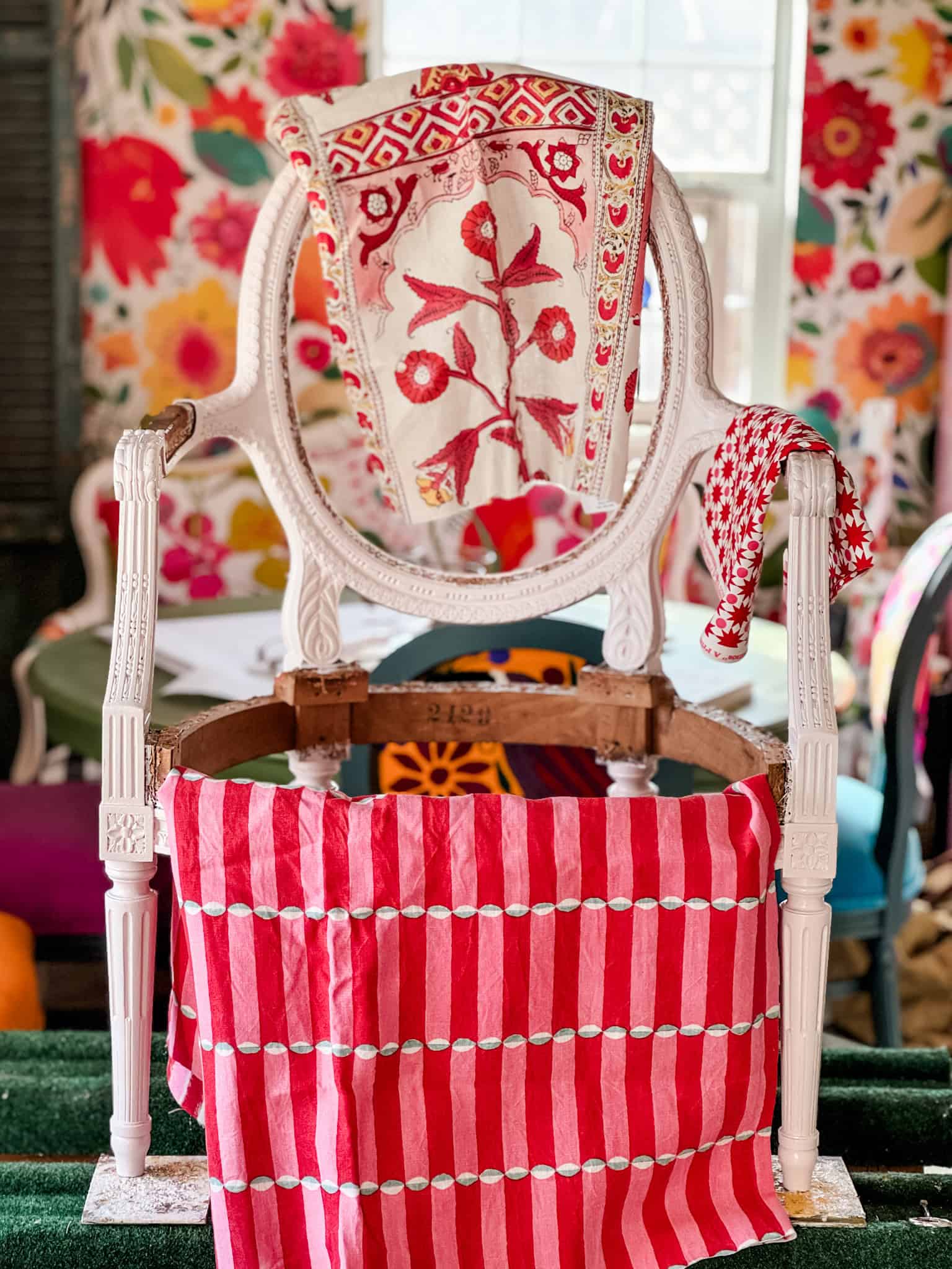 DIY Ugly Chair Makeover | How I Transformed an Old Chair with Pink ...