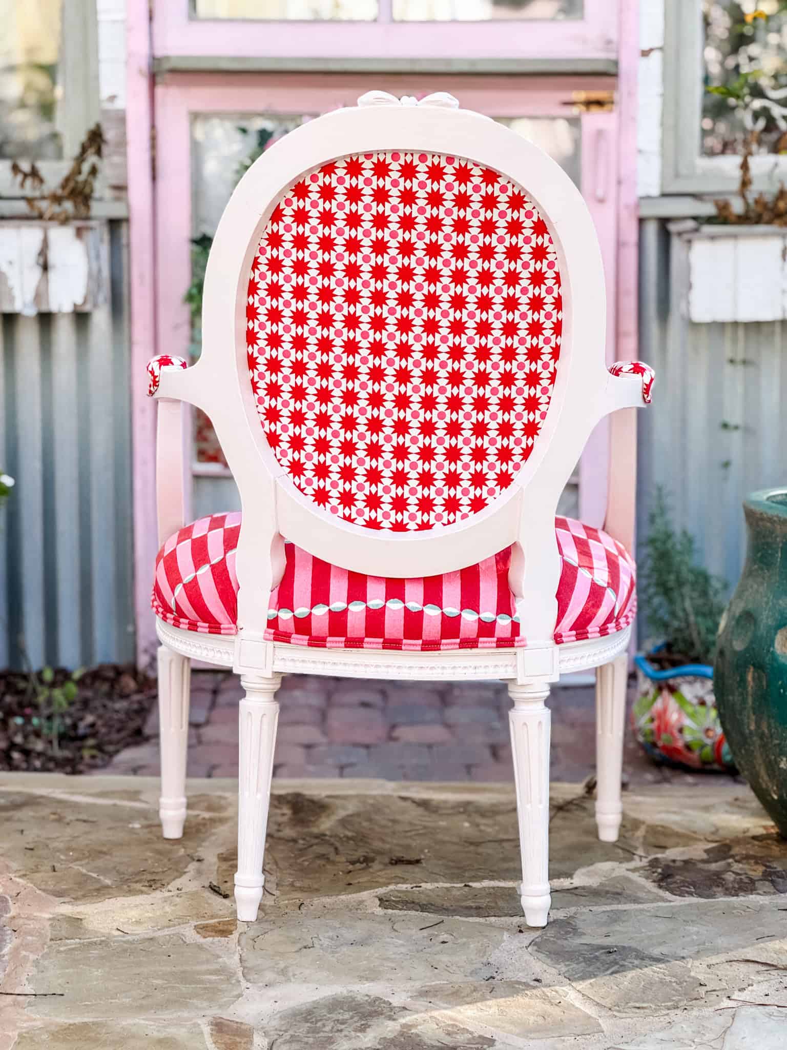 DIY Ugly Chair Makeover | How I Transformed an Old Chair with Pink ...