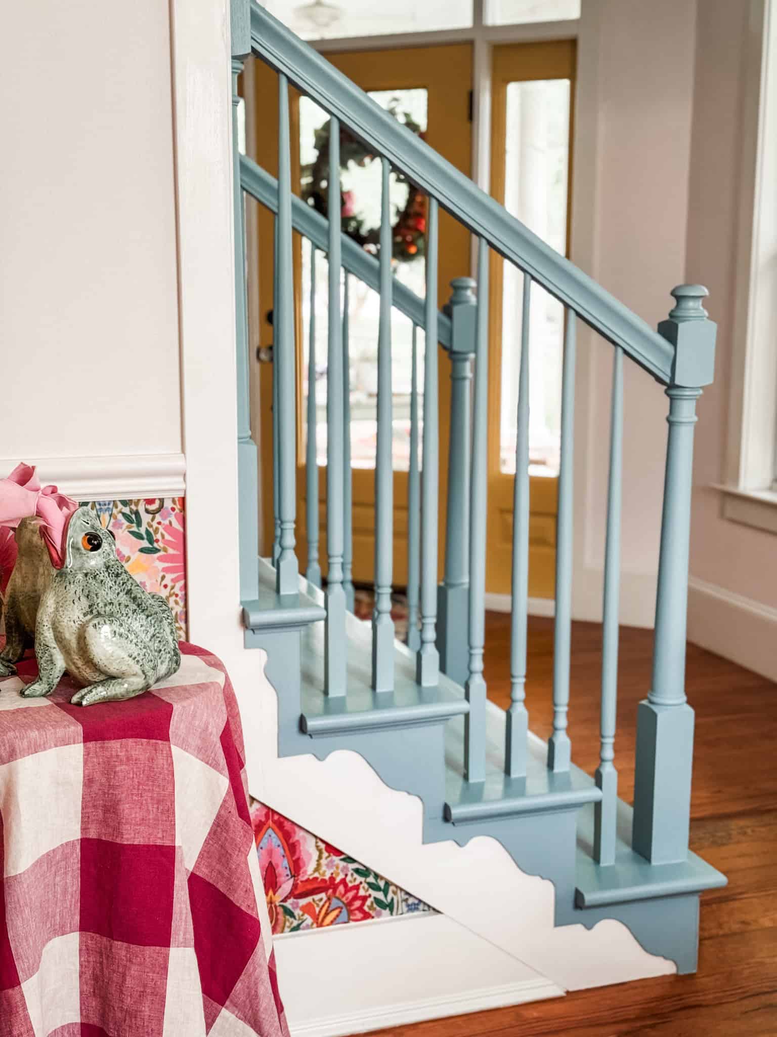 Staircase Makeover Reveal: From Oak to Whimsical Color with Fusion ...