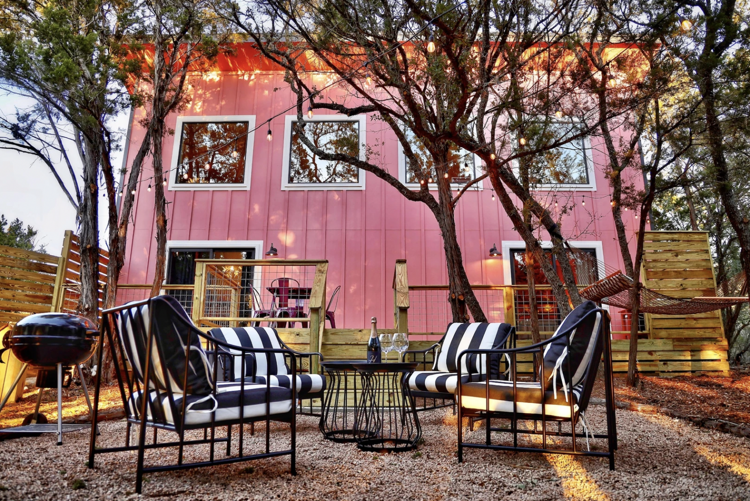 The Cutest Pink House Ever - Chair Whimsy