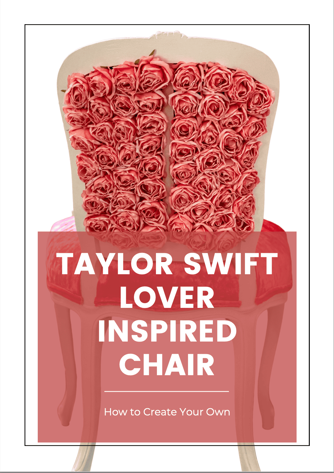 The Taylor Swift Lover Inspired Chair - Chair Whimsy