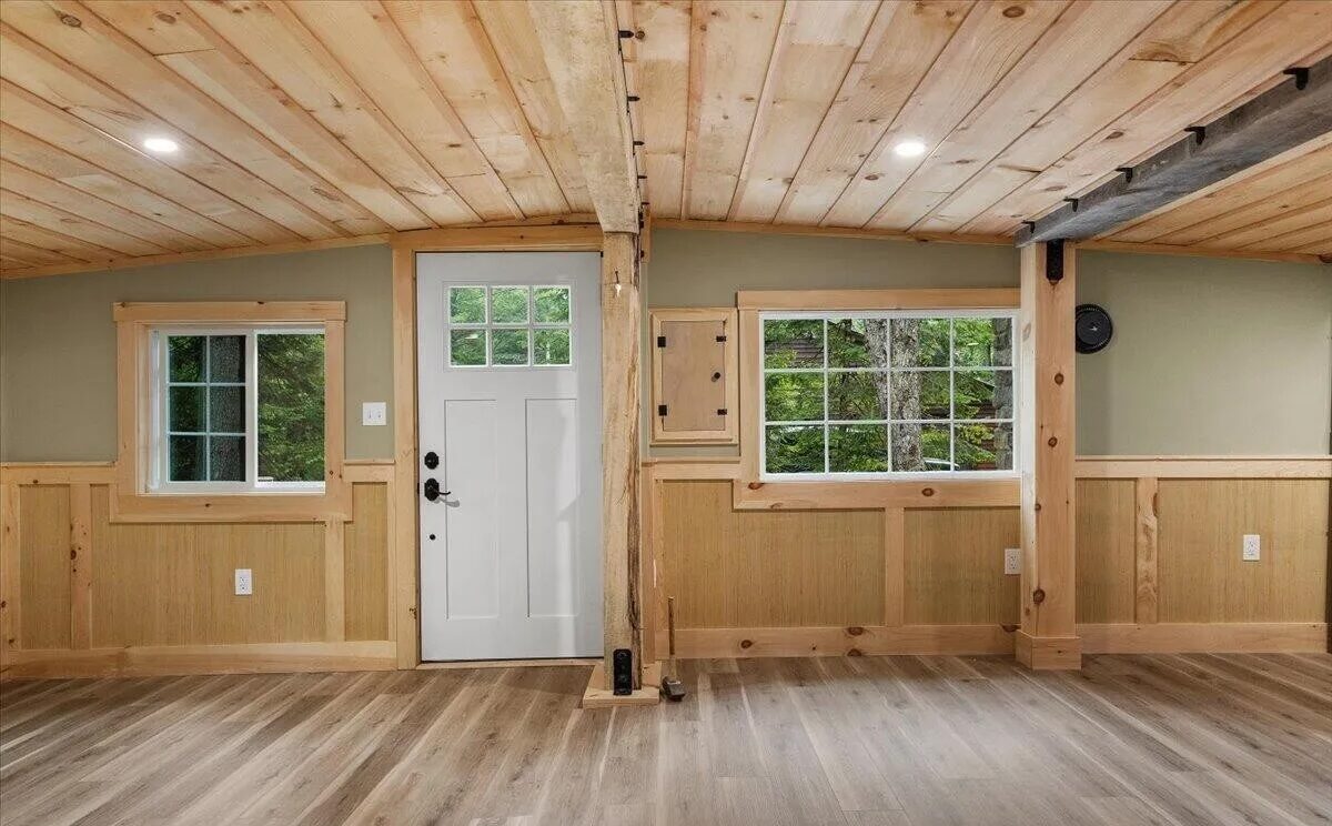 The Entry Way | My Whimsical Cabin Makeover - Chair Whimsy